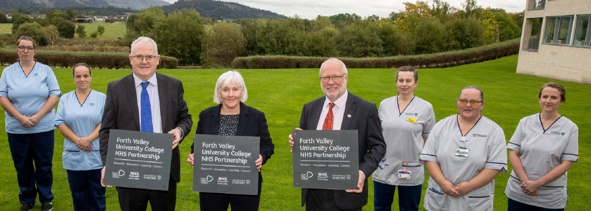 Forth Valley set to benefit from landmark new health partnership | About | University of Stirling