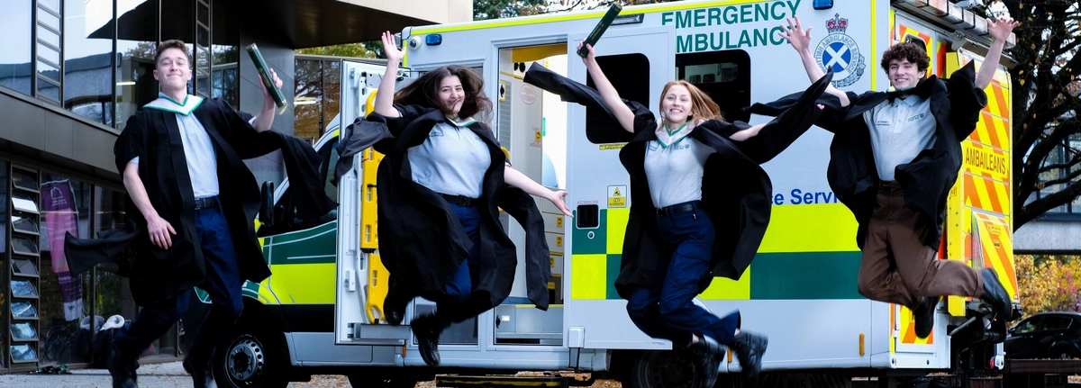 First paramedics to graduate from the University of Stirling | About ...